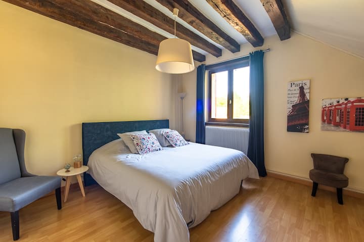 L’étang Des 7,chambre Bleue, Proche Zoo De Beauval - Contres