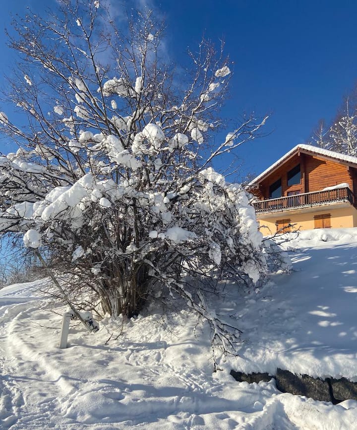 Chalet En Poutres Massive - Bresse Hautes Vosges - Ventron