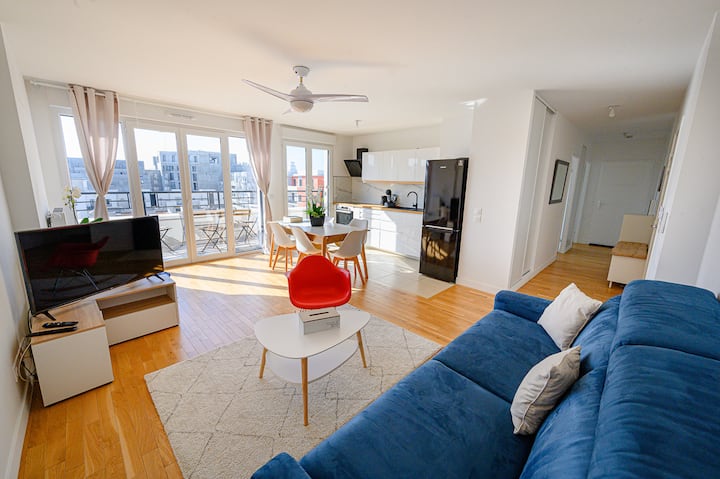 Nice Appart Wifi Disneyland & Paris - Parking - Serris