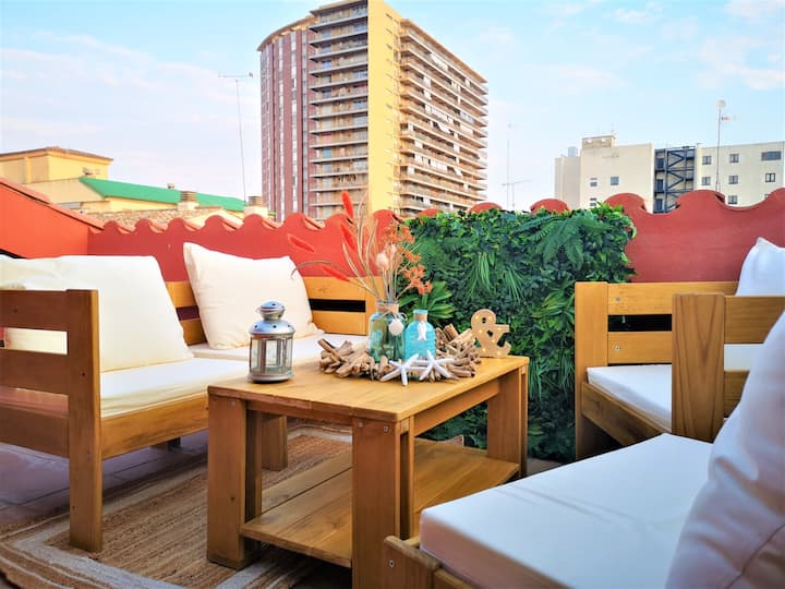 ÁTico Dúplex Con Terraza A 2min Playa-pkg Opcional - Costa Brava