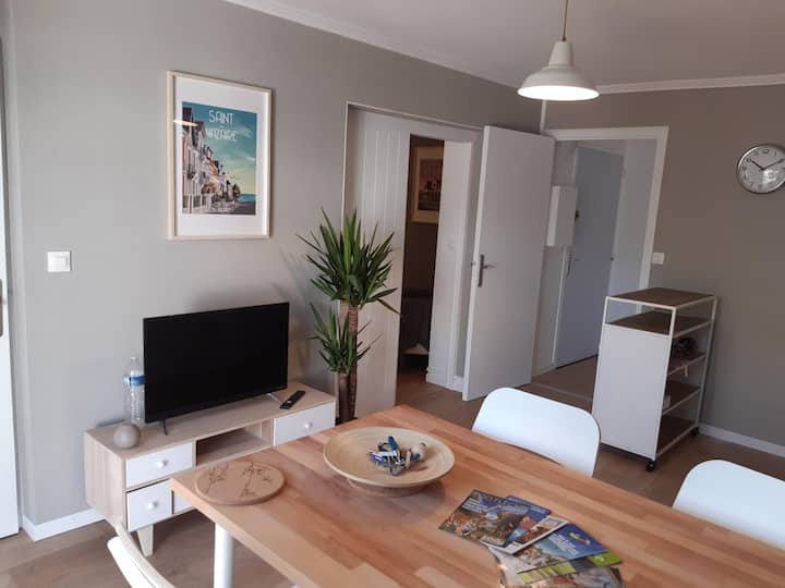 Appartement Rénové Proche Plage Avec Terrasse - Saint-Nazaire