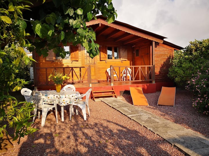 Casas Madera 1 Maison Bois Pleine Nature Et Plage - Pego