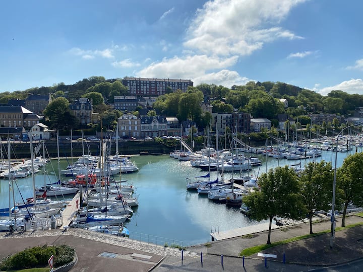 🏖Atypique &Charmant Studio Et Balcon Vue Port🛥🧘🏼 - Saint-Valery-en-Caux