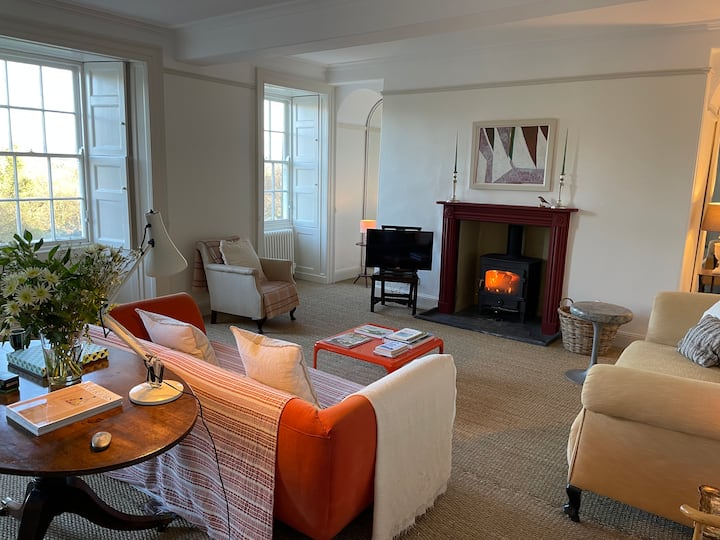 Twin Room At Historic Noyadd Trefawr B&b (2 Of 3) - Llangrannog