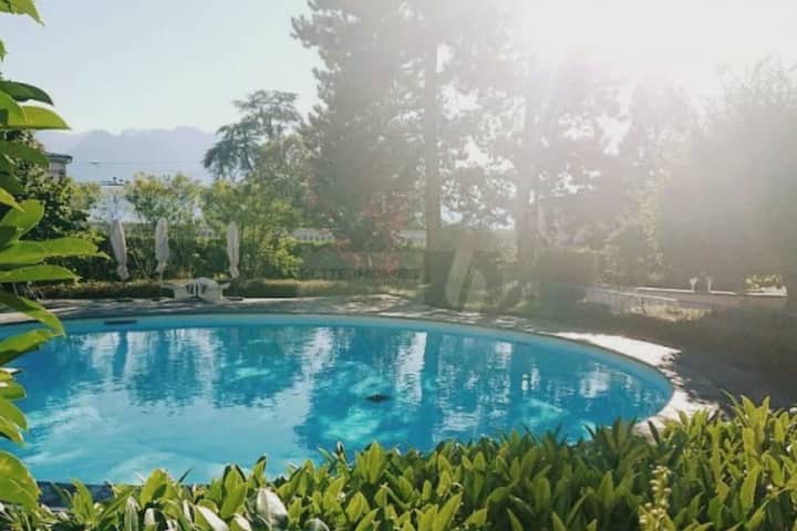 Superbe Apartment Avec Piscine - Montreux