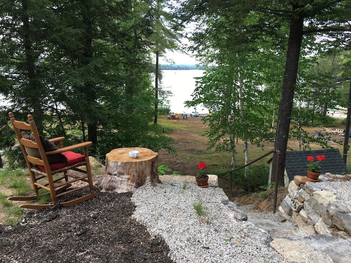 The Red House On Little Sebago Lake - Maine Wildlife Park, Gray