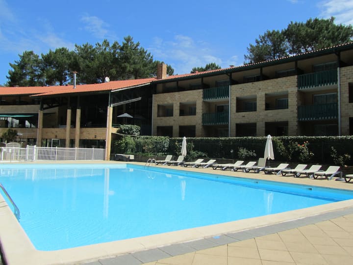Appartement En Résidence Avec Piscine Collective. - Lacanau