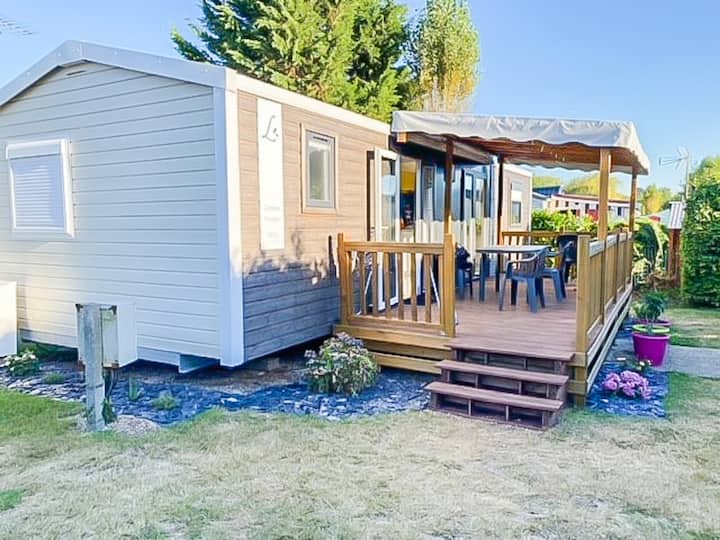 Mobile-home - Camping 5*- 6 Personnes - 3 Chambres - Calvados
