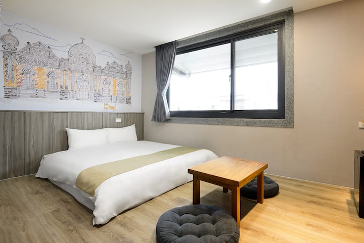 旅人雙人房(兩小床合併) - 大溪區