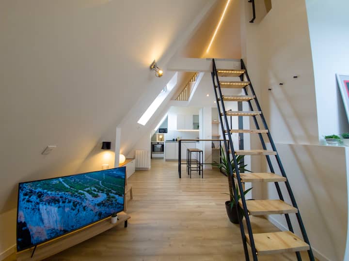 Hyper-centre : Petit Loft Atypique - Amiens