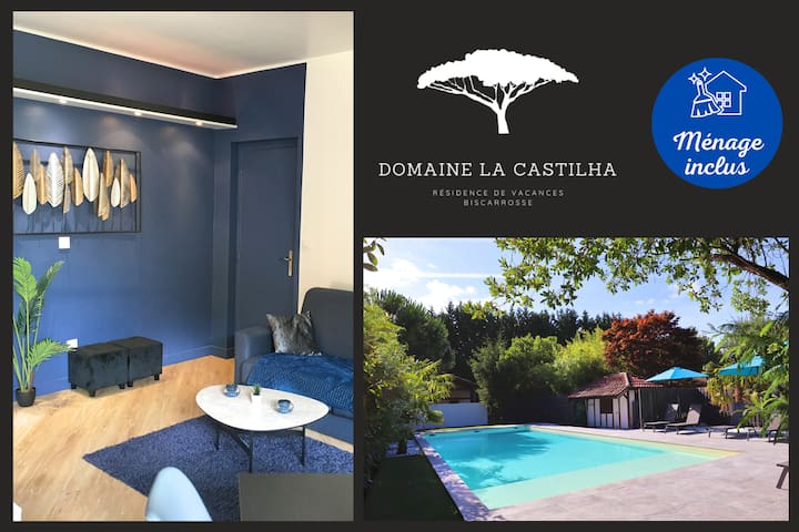 Appart Avec Terrasse Dans Résidence Avec Piscine - Biscarrosse