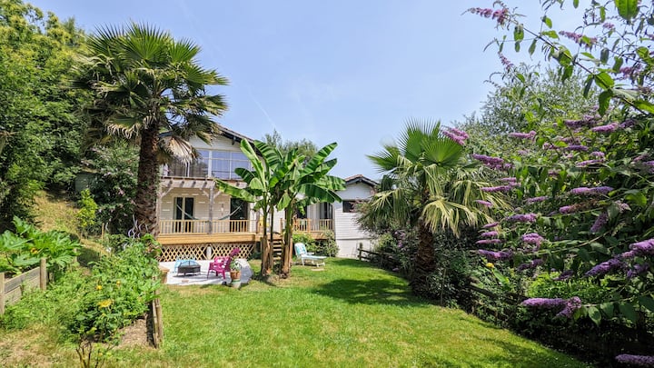 Belle Maison En Bois Entre Mer Et Montagne - Urrugne