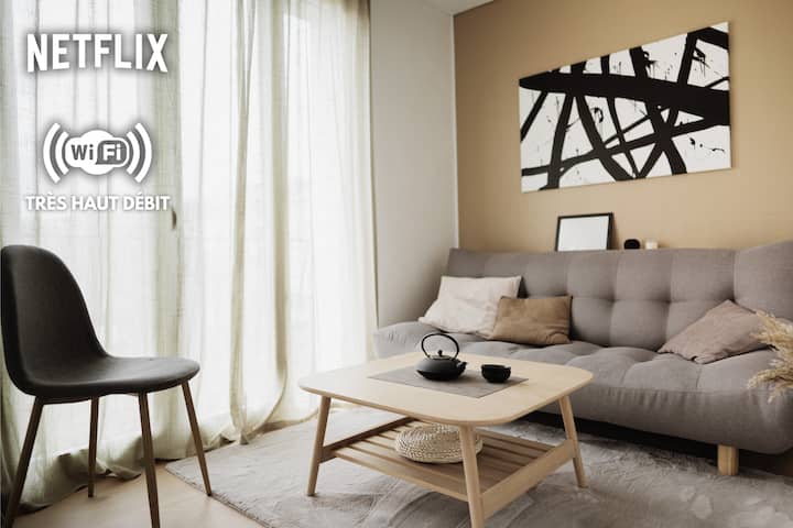 Studio Kintsugi : Cocon Lumineux Proche De La Gare - Limoges