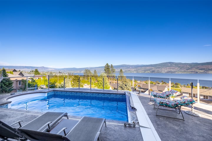Licensed/stunning Lakeview Pool/3600sqft/6 Beds - Kelowna