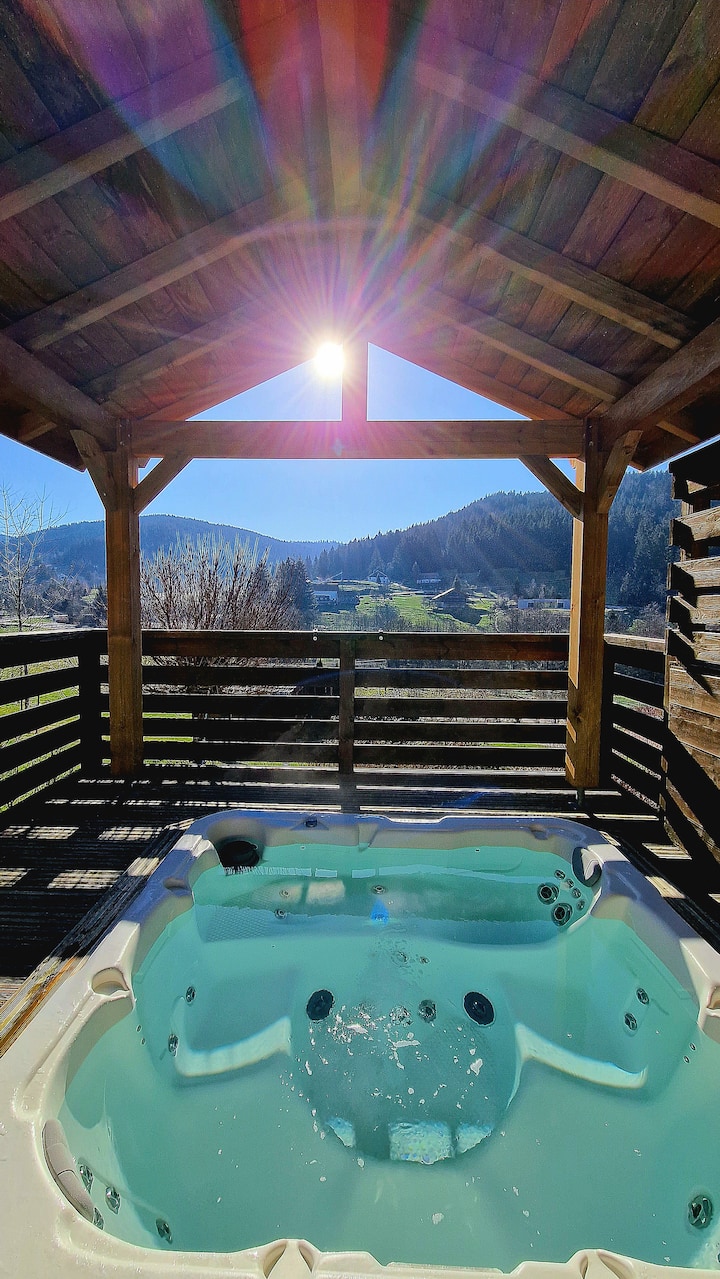 La Fermette-chalet Montagne, Jacuzzi, 1ou2 Chambre - Gérardmer