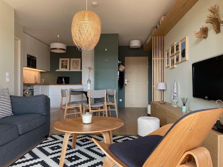 Bel Appartement Avec Terrasse Et Parking - Capbreton