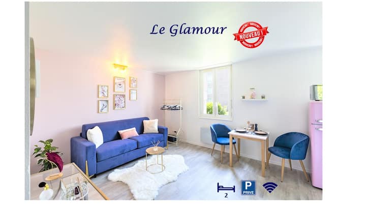 Le Glamour *Studio *Parking Prive* *Wifi*calme* - Lourdes