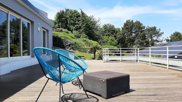 Guest House Avec Terrasse Et Vue - Sainte-Adresse