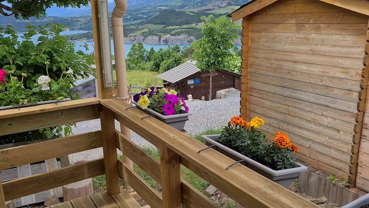 Mobil Home Avec Vue Imprenable  Sur Le Lac - Savines-le-Lac