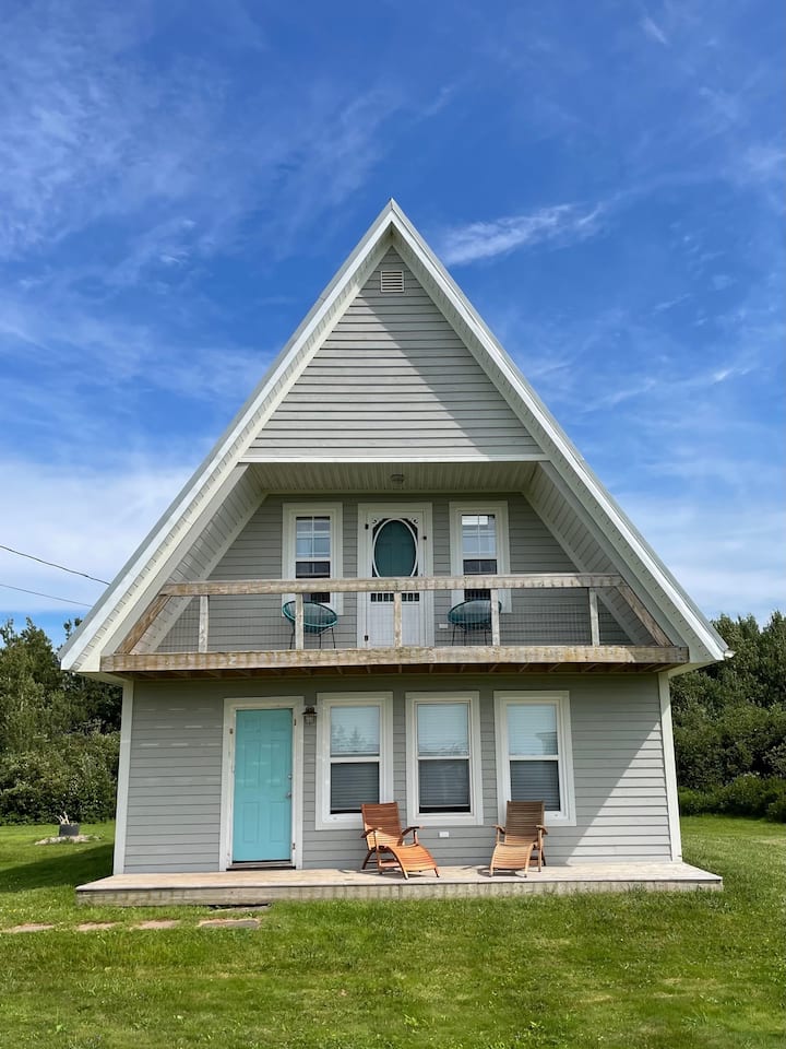Charming 2 Bedroom A-frame 
Partial Ocean View - Prince Edward Island
