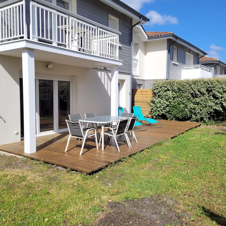 Appartement Avec Jardin Privé - Bassin D'arcachon - Biganos