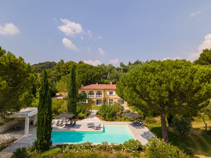 Mas De 6 Chambres, Piscine, Jardin, Salle De Sport - Aix-en-Provence