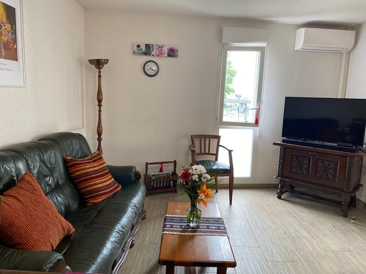Appartement T3 Climatisé Proche Gare - Sète