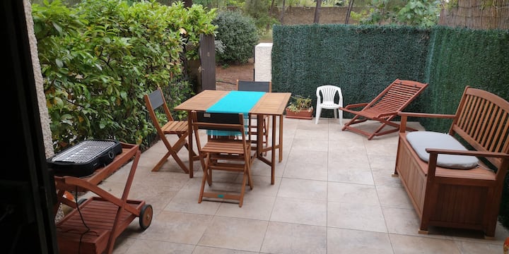 Studio Terrasse Sur Jardin+parking/proche Plages - Saint-Cyr-sur-Mer