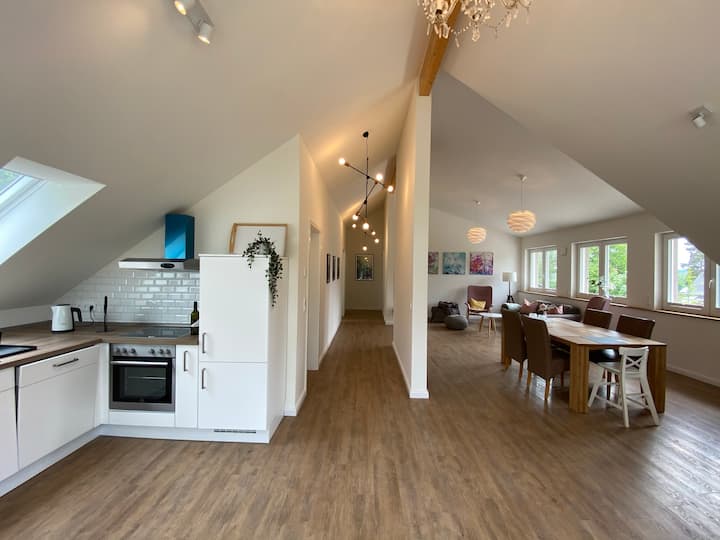 5-sterne Ferienwohnung 100qm Mit Dachterrasse - Bispingen