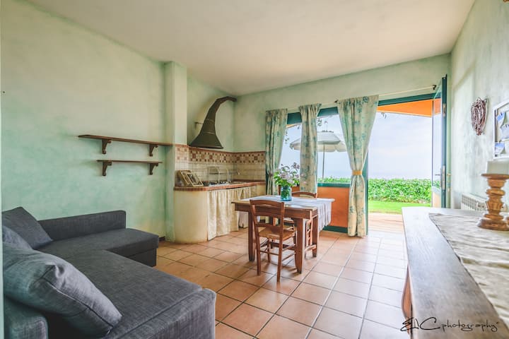Creuzadema - Appartamento Vista Mare Con Giardino - Santo Stefano al Mare