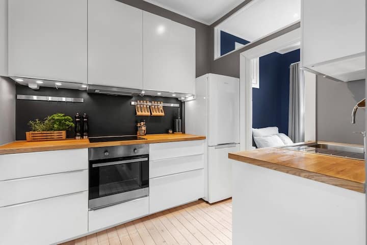 Lovely 1-bedroom Apartment With Fireplace - Oslo