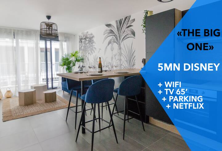 The Big One -  New & Clean + Parking + Wifi - Lagny-sur-Marne