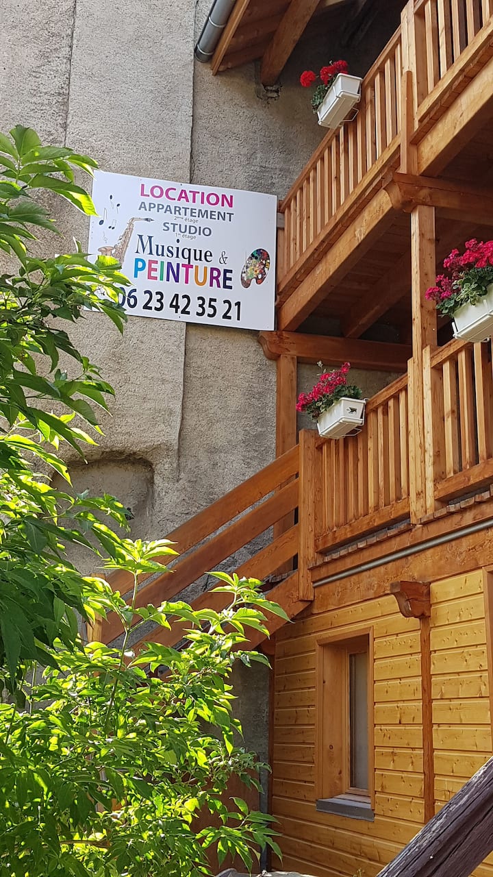 Appartement "Musique & Peinture" - Abriès