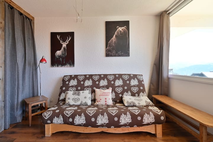 Studio Cosy à Deux Pas Des Pistes Et Du Centre - Lac de la Girotte