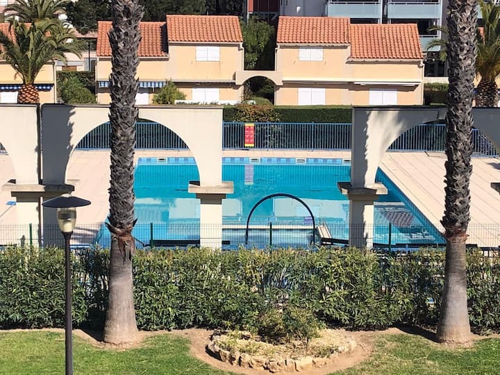 Mazet Dans Résidence Avec Piscine Proche De La Mer - Bormes-les-Mimosas