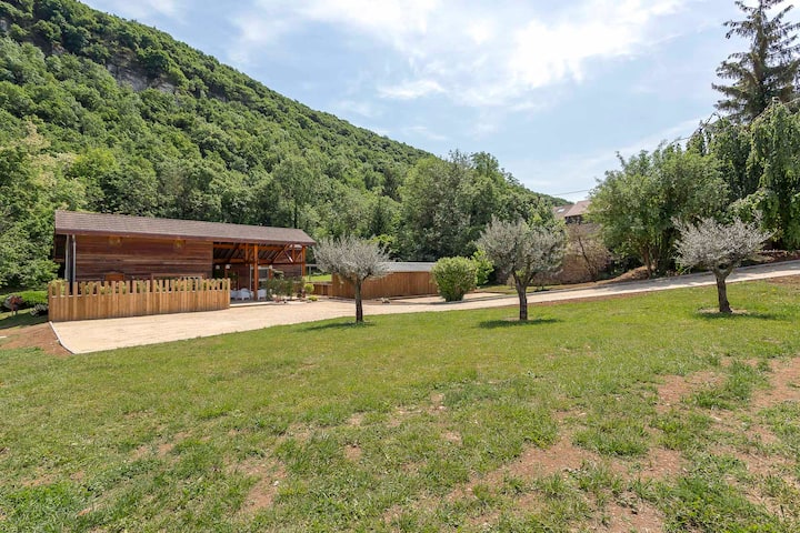 «Maison Gaïa» Piscine Au Cœur D’un Parc De Verdure - Sainte-Julie