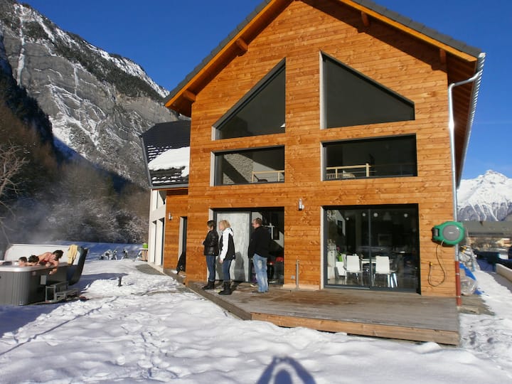 Chalet Avec Hammam & Jacuzzi Le Mas D'oisans - Auris