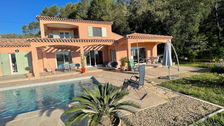 Belle Maison Provençale Moderne Avec Piscine - Salernes