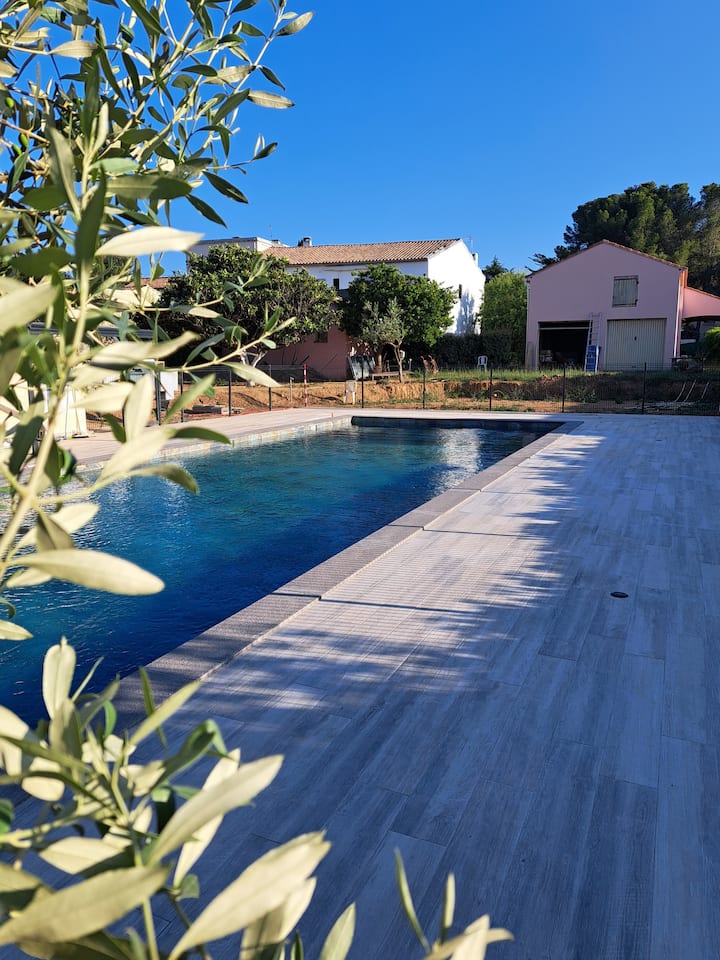 Maison Arborée De 39m² -Plage à 400m & Piscine- - Six-Fours-les-Plages