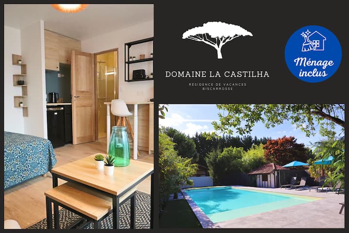 Studio Dans Résidence Avec Piscine à Biscarrosse - Parentis-en-Born