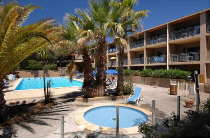 *La Marina N°8* T2 4 Pers Rez De Jardin - Bandol