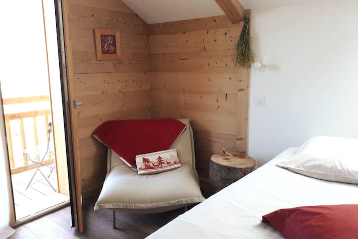 Chambre Cosy à La Montagne Avec Superbe Panorama - Embrun
