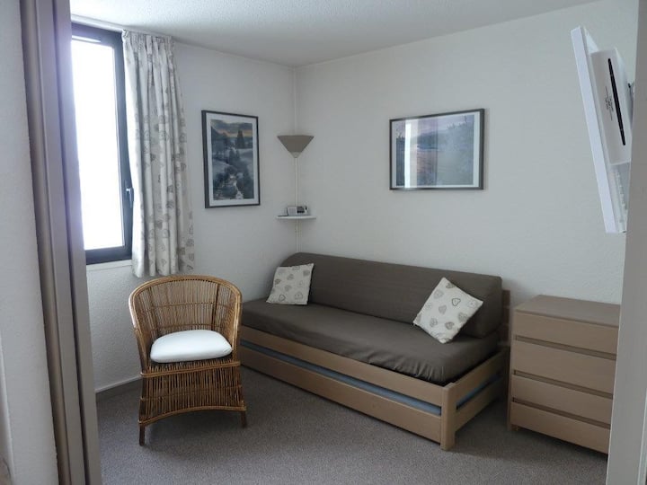 Appartement, Skis Aux Pieds Et Vue Sur Les Pistes - Les Menuires