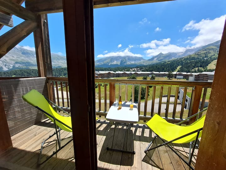 T2 Dans Chalet. Très Bien Situé. Vue Magnifique - Le Dévoluy