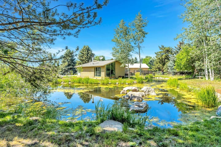 Heber Mid Century Chalet - Dreamy Pond & Property - Heber City, UT
