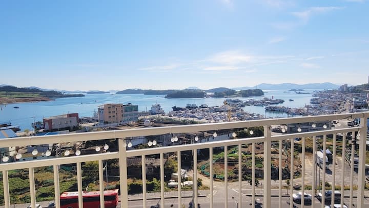 여수美친오션뷰#오픈테라스#가족여행#쾌적하고 넓은 숙소#꿀잠예약#무료주차 리뉴얼오픈 - 여수시