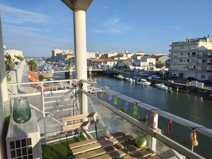 Les Girelles - T2, 50m2 Avec Vue Sur Canal - Palavas-les-Flots