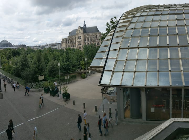 Vue Sur L'eglise St Eustache, Coeur De Paris - Paris