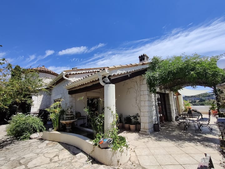 Magnifique Villa, Ac, Jardin - Collines Nice - Nice