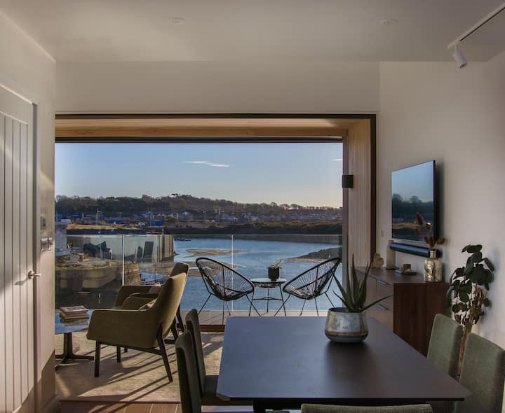 Luxury Waterside Wharf House 200m To Beach - Hayle